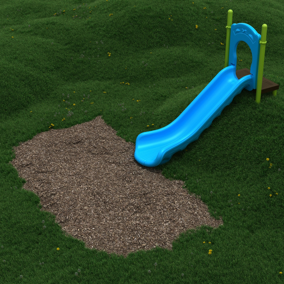 Embankment Style Slide for Optimum in Safety - 4-feet Sliding Length ...