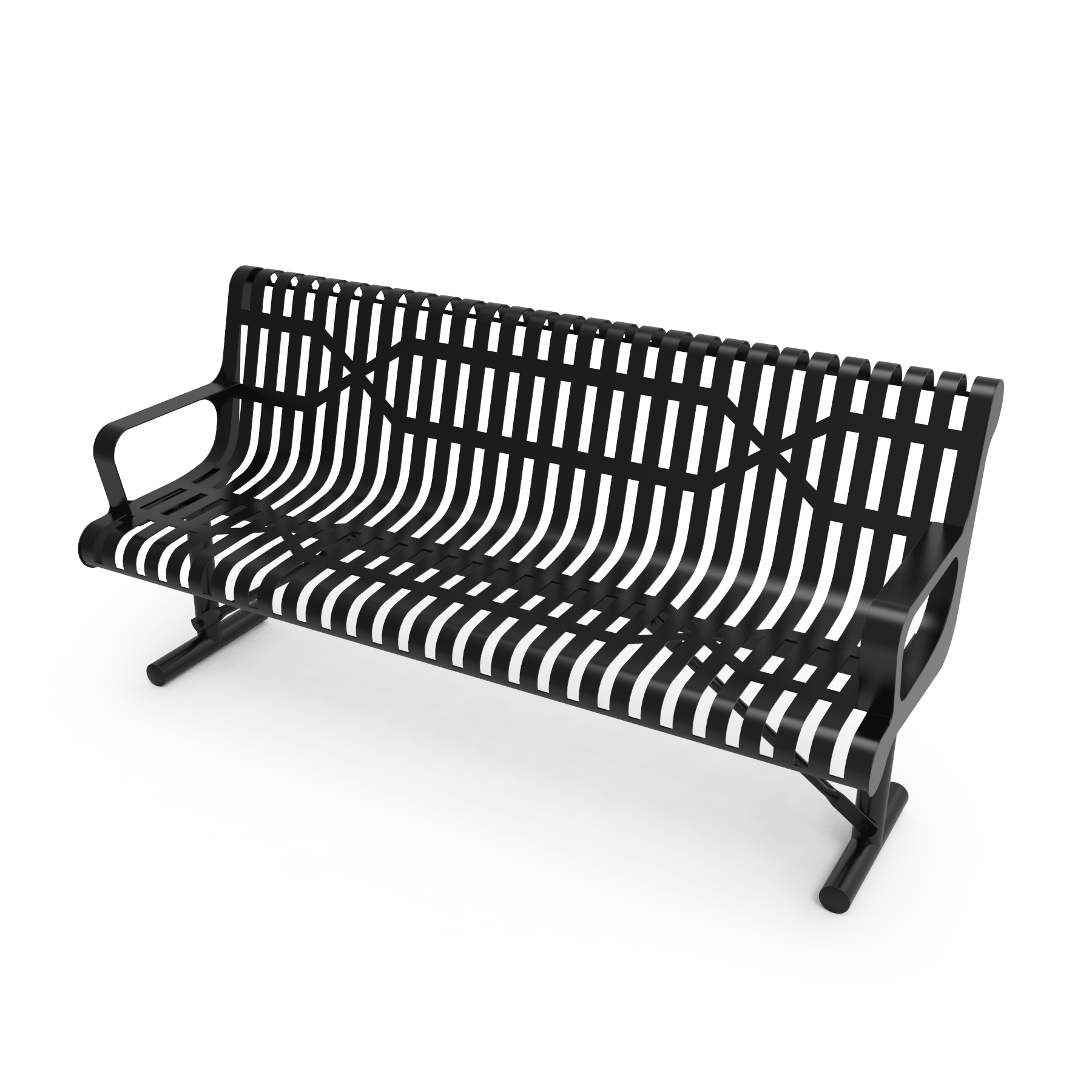 Ribbed Steel Sloped Bench by MyTCoat | BCA04F43000 - AAA State of Play