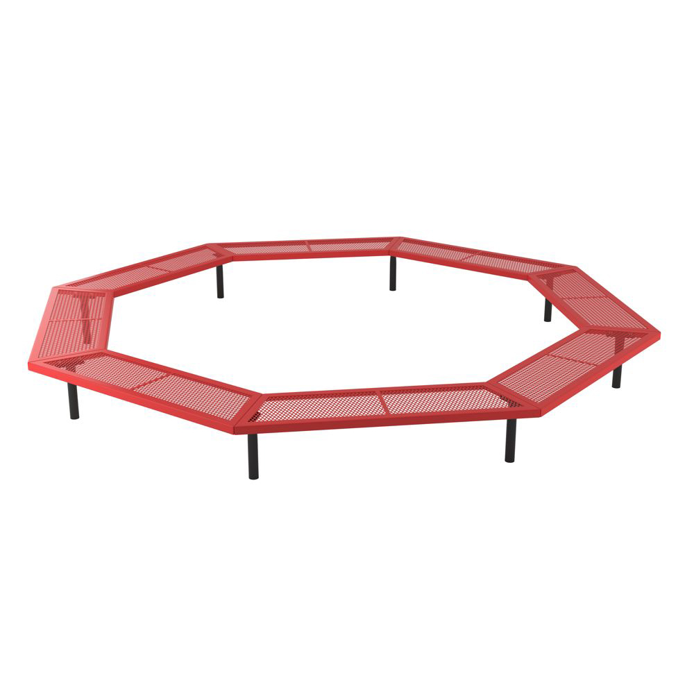 Geometric Polygon Shapes Outdoor Park Benches by Webcoat - AAA State of ...