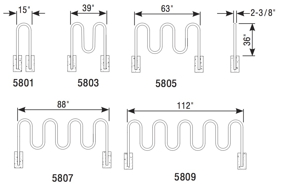 Contemporary Loop Bike Rack by Ultra Site - AAA State of Play